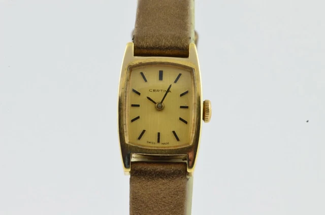 CERTINA VINTAGE DAMEN Uhr 20Mm Handaufzug Vintage Stahl Armbanduhr 2 EUR 199,00 - PicClick DE