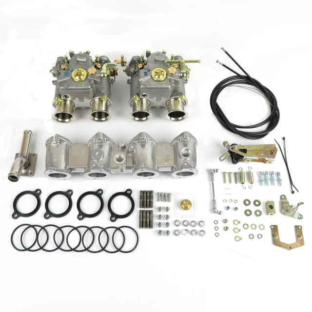 GENUINE WEBER TWIN 40 DCOE carb kit manifold with water jacket for BMW ...