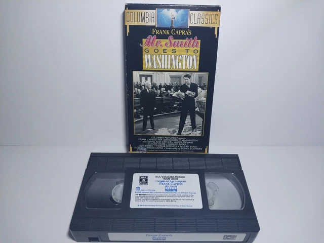MR. SMITH GOES To Washington VHS 1939, 1989 Release £3.14 - PicClick UK
