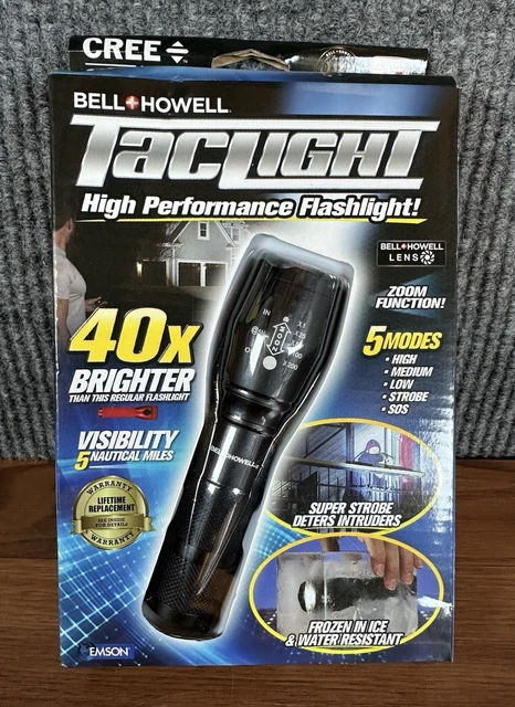 BELL AND HOWELL Taclight High-Powered Flashlight 1176FEGWTS $14.99 ...