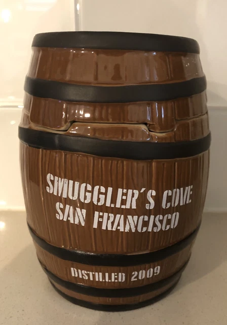 TIKI MUG SMUGGLER'S Cove Rum Barrel W/Lid San Francisco Munktiki $59.00 ...