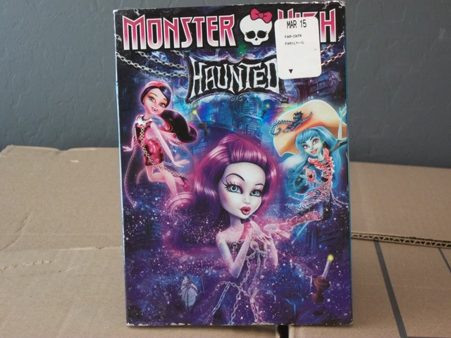 UNIVERSAL STUDIOS 2015 Mattel Monster High Haunted DVD Factory Sealed ...