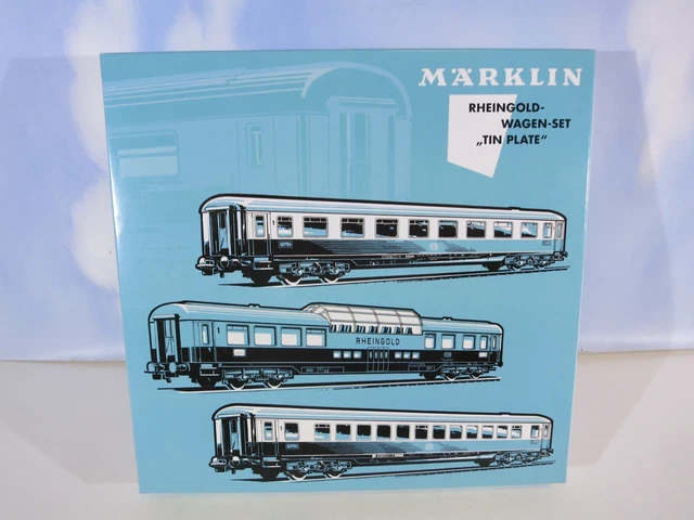 MÄRKLIN 40850 SET Rheingold, Blech , unbespielt, Top, neuw. , OVP ...