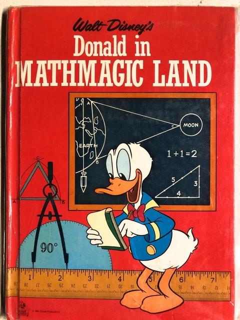 WALT DISNEY'S DONALD in Mathmagic Land (1986 hc G) by Walt Disney ...