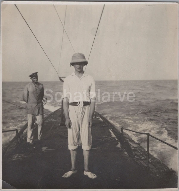 FOTO, KAISERLICHE MARINE, U-Boot mit Zivilisten an Bord (MJ-191-12) EUR ...