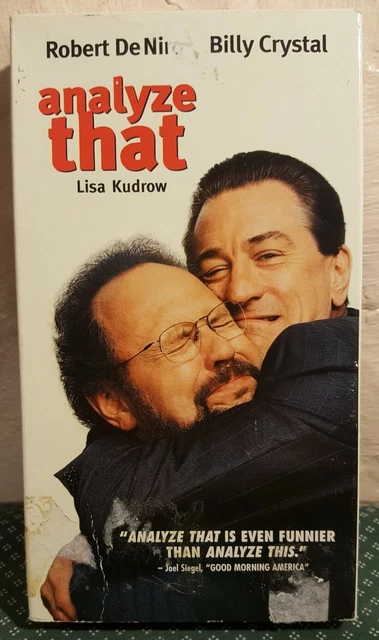ANALYZE THAT VHS 2003 Robert De Niro Billy Crystal £3.77 - PicClick UK