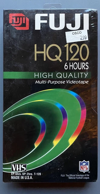 FIJI HQ120 6 Hour VHS Blank Video Tape NEW $5.99 - PicClick