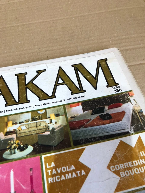 MAGAZINE RAKAM MENSUEL De Haute Mode Et Travaux Féminin '60 Cousu ...