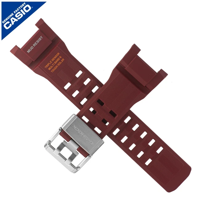 GENUINE CASIO WATCH Strap Band for GWG-B1000-1A4 GWG B1000 RED £106.99 ...