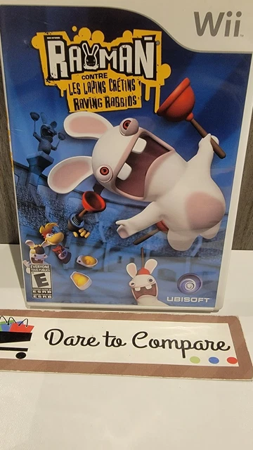 RAYMAN RAVING RABBIDS 1 Nintendo Wii Complete Game Disc Multiplayer ...