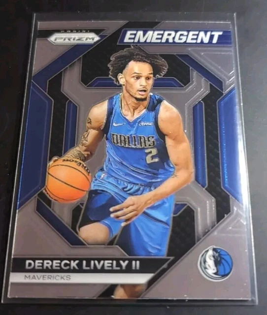 DEREK LIVELY II 2023-24 Panini Prizm #26 recrue émergente Dallas ...