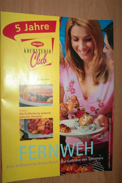 MAGGI KOCHSTUDIO CLUB-JOURNAL Nr. 2/2005 Kochbücher Rezepthefte ...