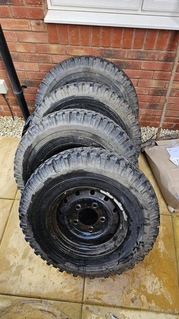 LAND ROVER DEFENDER Military Wolf Wheels Genuine Landrover Michelin ...