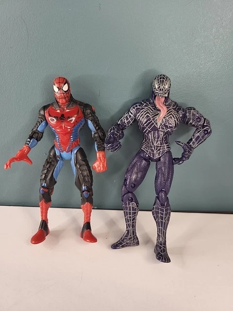MARVEL LEGENDS BUNDLE Spiderman & Spinning Attack Venom £7.50 - PicClick UK