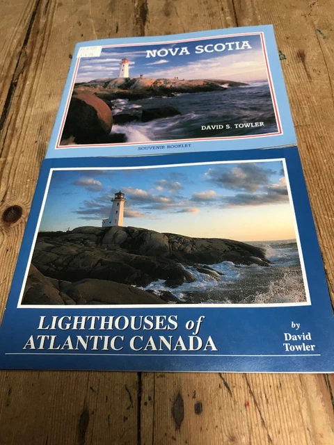DAVID TOWLER -LIGHTHOUSES Of Atlantic Canada/ Nova Scotia Booklets £5. ...