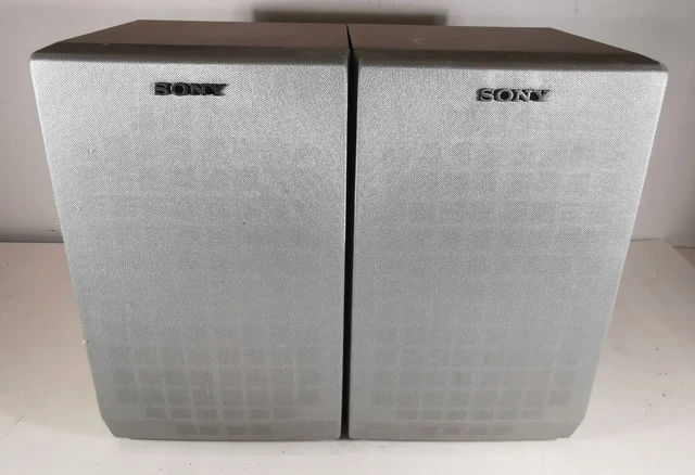 SONY SS-CEP303 BOOKSHELF Speakers 4 Ohms Light Brown Pair of Working £ ...