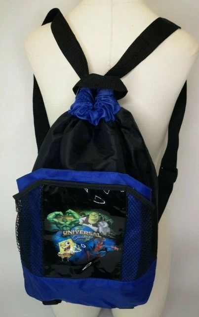 UNIVERSAL ORLANDO RESORT SpongeBob Hulk Shrek Spiderman backpack bag ...