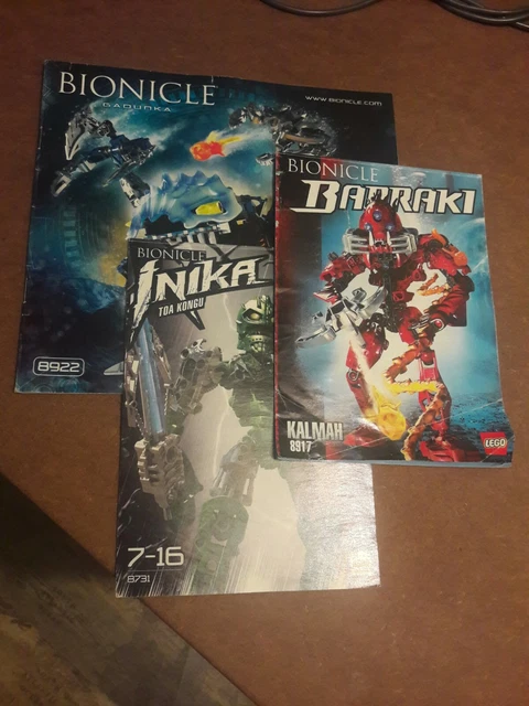 LEGO 8922 8917 8731 Bionicle Bauanleitung Instruktion EUR 6,00 ...