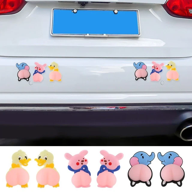 SILICONE BUTT CARTOON Cute Animal Avoidance Collision Anti-collision ...