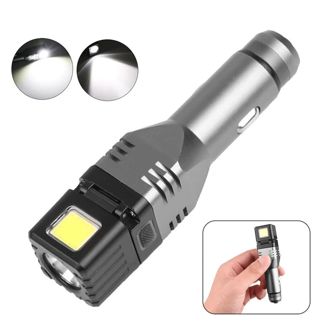 12V XPG LED Car Cigarette Lighter Flashlight Rechargeable Mini Torch ...