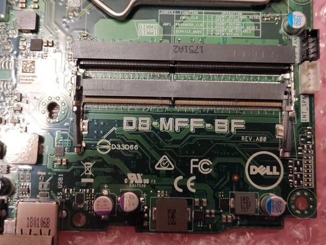 DELL OPTIPLEX 3050 3050M Micro Motherboard ONLY D8-MFF-BF £14.99 ...