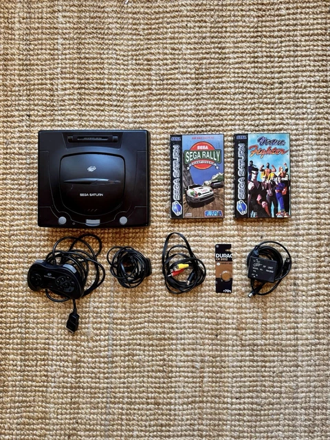 SEGA SATURN CONSOLE Model 2 /Mk2 - 1x Controller & 2 Games (MK-80200A ...