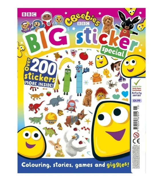 CBEEBIES SPECIAL MAGAZINE Sticker Fun ~ New ~ £4.99 - PicClick UK