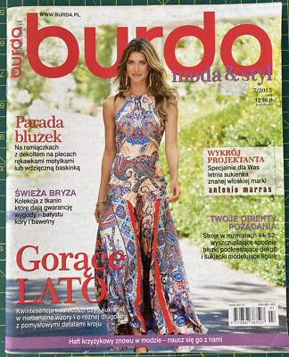 BURDA STYLE - Pattern Magazine - Issue 7/2015 £14.84 - PicClick UK
