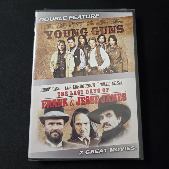 DOUBLE FEATURE: YOUNG Guns/the Last Days Of Frank And Jesse James NEW ...