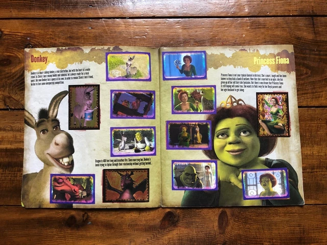 PANINI SHREK 2 Official Sticker Album COMPLETE Rare 2004 £30.00 ...