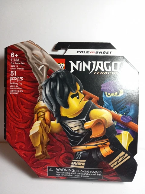 LEGO NINJAGO LEGACY Cole vs Ghost Warrior Epic Battle Set 51pc Building ...