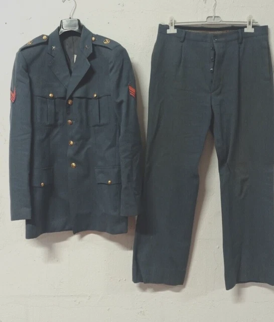 VECCHIA DIVISA UNIFORME Aeronautica Militare Grado Primo Aviere Vam ...