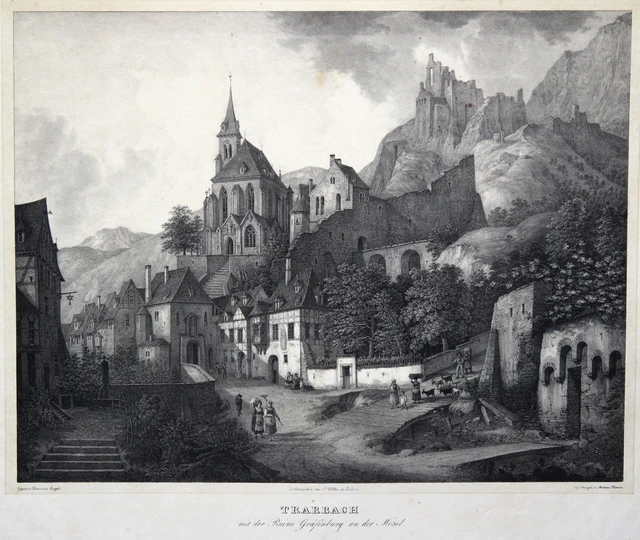 TRABEN-TRARBACH ORIGINAL LITHOGRAPHY Andreas Borum 1825 £810.87 ...