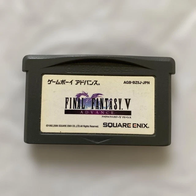 FINAL FANTASY V Advance Game Boy Advance Cartridge, Used, Japan Japan ...