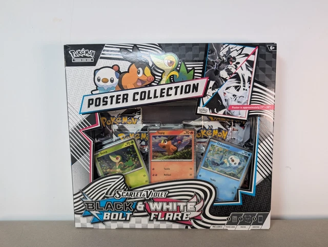 POKÉMON TCG: BLACK Bolt & White Flare Unova Poster Collection - Ready ...