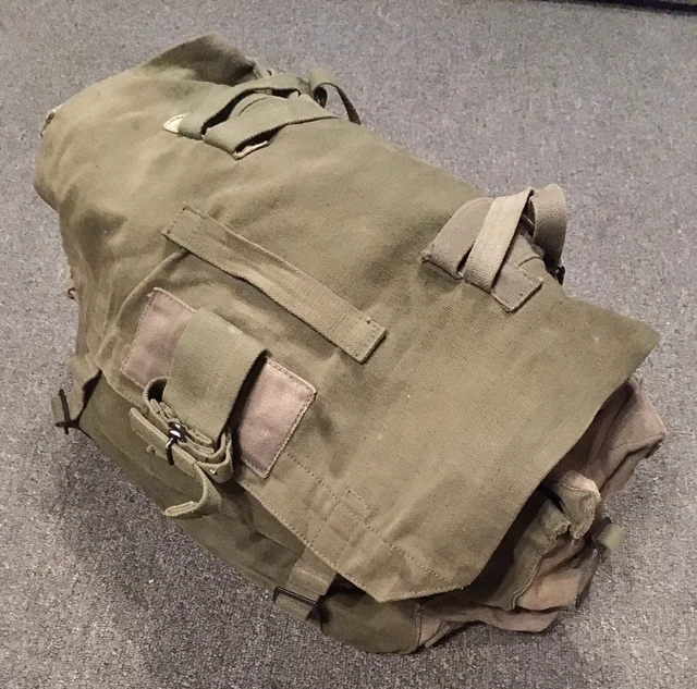 GENUINE VINTAGE BRITISH Army 58 Pattern Webbing Large Pack Free P&P ...