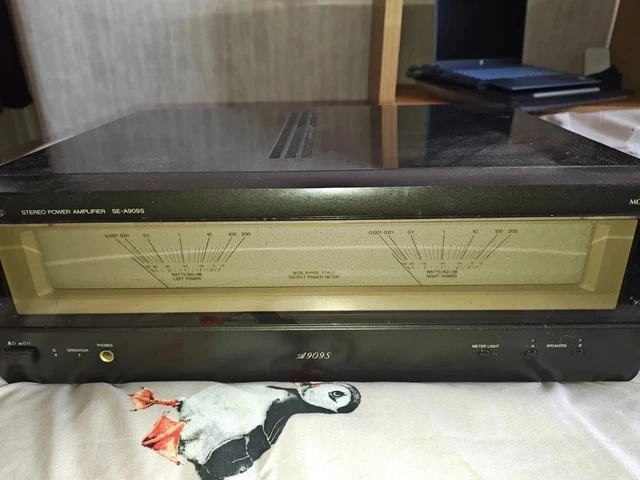 TECHNICS PREAMP SU-C909U SE-A909S power Amp vintage 1990s 140w rms with ...