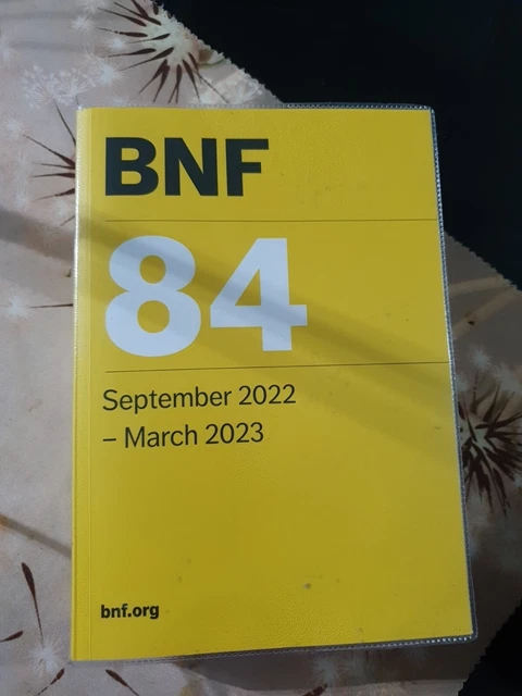 BNF 84 (BRITISH National Formulary) September 2022-March 2023: 84 ...