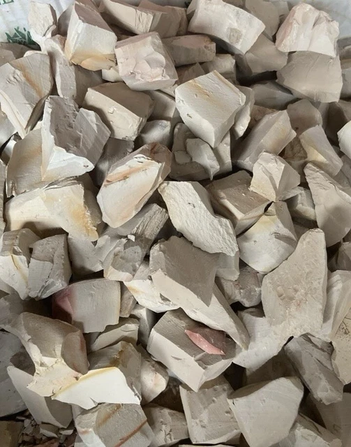 EARTHBITE CALABA CHALK, Very Dry Crunchy And Earthy Clay. Raw Nzu ...