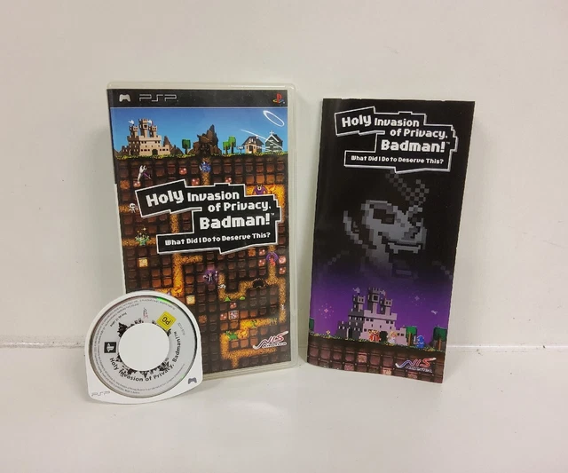HOLY INVASION OF Privacy Badman! (Sony PSP Game, PAL) *Manual Included ...