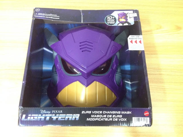 MATTEL DISNEY LIGHTYEAR Zurg Voice Changing Mask Light & Sound (TORN ...