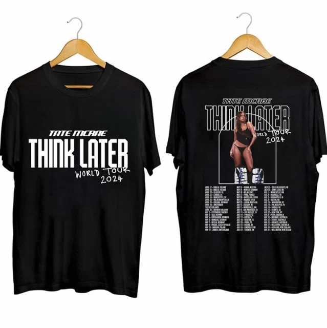 TATE MCRAE THE Think Later World Tour 2024 Tour Shirt, Tate Mcrae Shirt ...