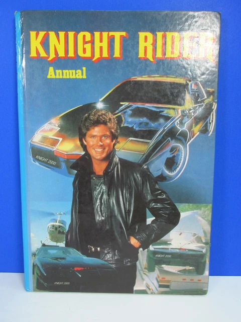 VINTAGE KNIGHT RIDER 1982 ANNUAL STORY BOOK hardback DAVID HASSELHOFF ...