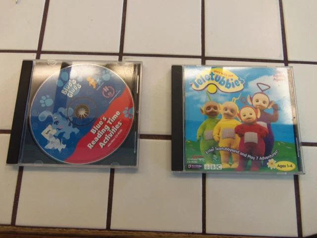 CD-ROM BLUE'S CLUES Reading Time Activities and Teletubbies EUR 22,10 ...