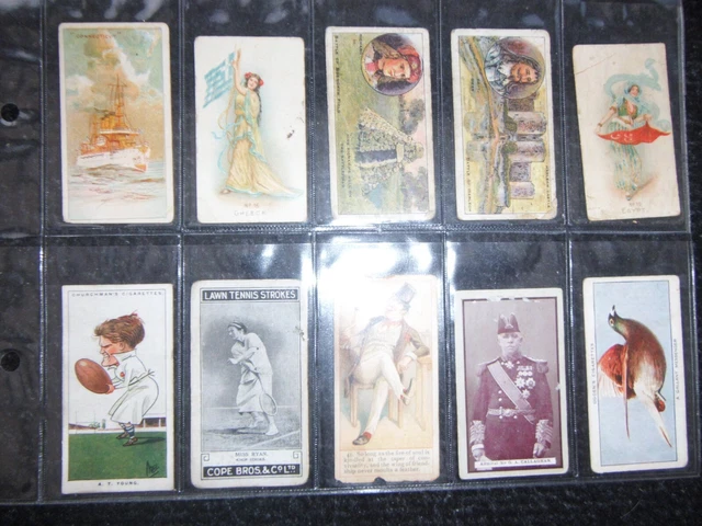 ONE PAGE CIGARETTE Cards Condition As Seen £0.99 - PicClick UK