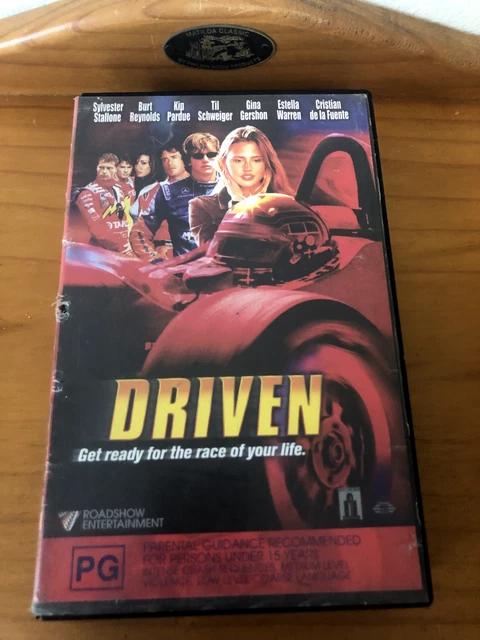 DRIVEN MOVIE VHS PG Sylvester Stallone & Burt Reynolds PAL Format $20. ...