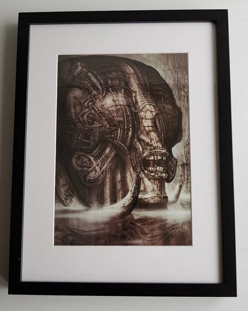 HR GIGER KUNSTDRUCK Poster Alien Xenomorph Facehugger Necronomicon ...