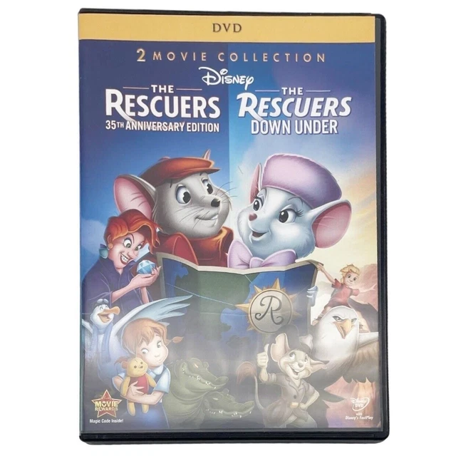 THE RESCUERS / The Rescuers Down Under (35th Anniversary Edition) (DVD ...