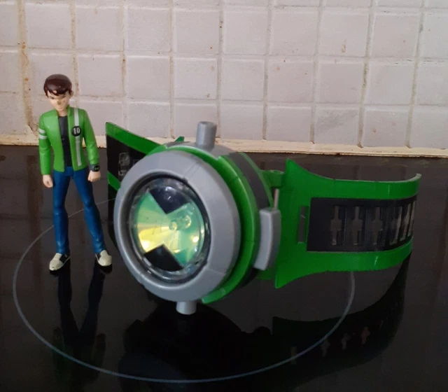BEN 10 ALIEN Force Omnitrix Illuminator Projector Toy Watch With 3 ...