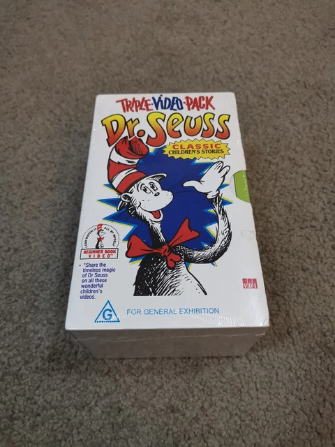 DR. SEUSS TRIPLE Video Pack Brand New VHS $79.99 - PicClick AU